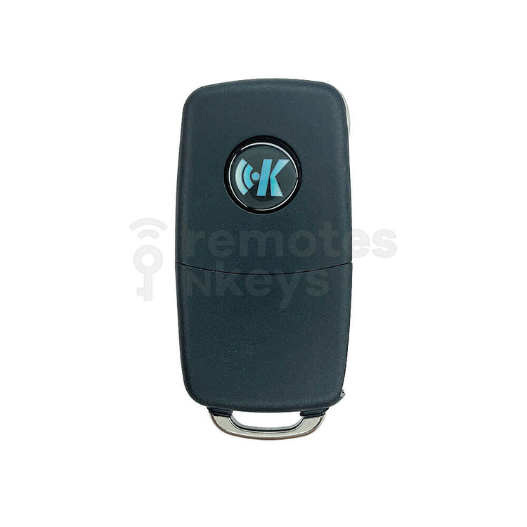 Keydiy KD Universal Flip Remote Key 3 Buttons Chrome Volkswagen Type B ...