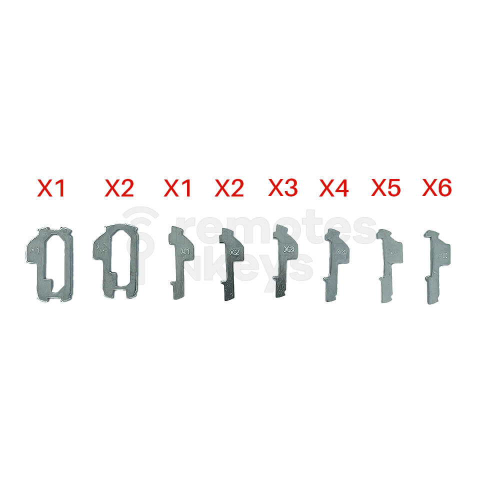 Honda Lock Wafer Set (HON66) - 8 Different Sizes – Remotes and Keys