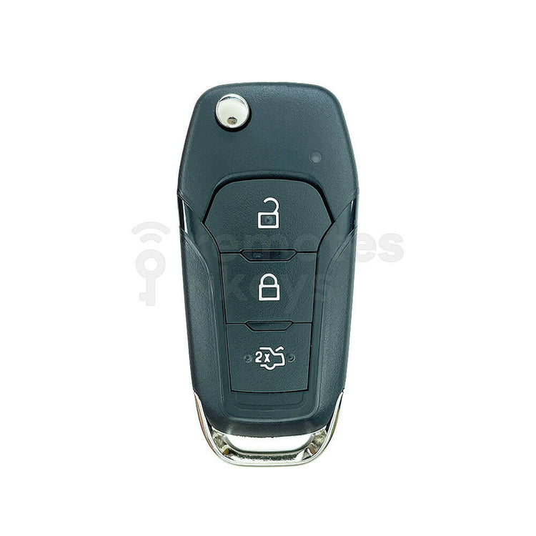 Ford Everest 3 Buttons Flip Remote Key Shell/Case With HU101 Blade ...